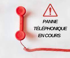PANNE TELEPHONE EN COURS